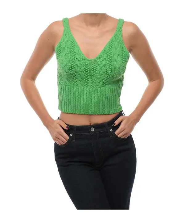 Samsøe Samsøe Rib-trimmed Knit Vest - Green