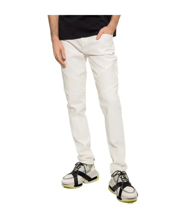 Balmain Slim Cut Cotton Jeans