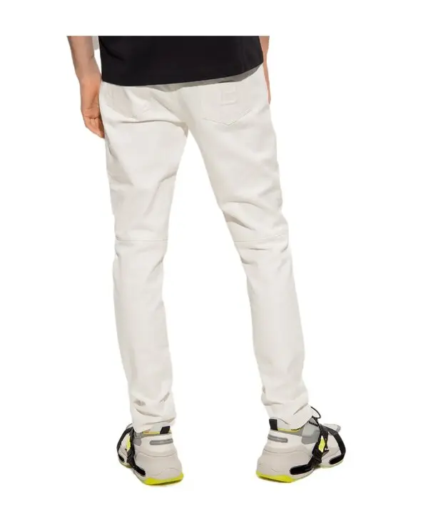 Balmain Slim Cut Cotton Jeans