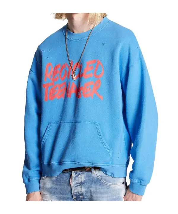 Dsquared2 Slogan-pront Cotton Sweatshirt