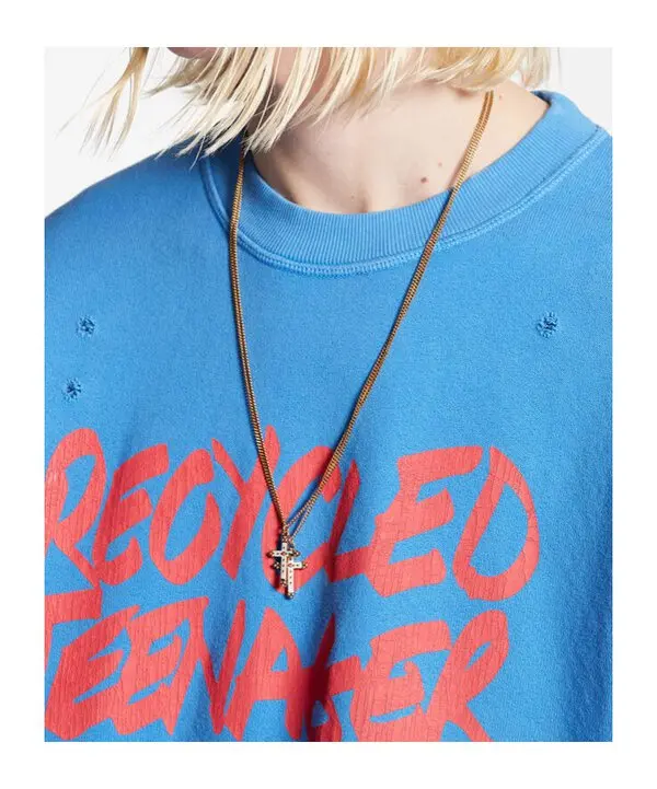 Dsquared2 Slogan-pront Cotton Sweatshirt