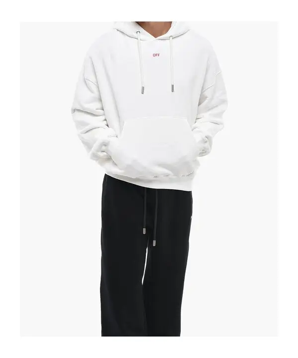 Off-White Smile Arrow Cotton Hoodie