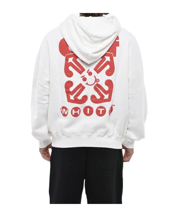 Off-White Smile Arrow Cotton Hoodie