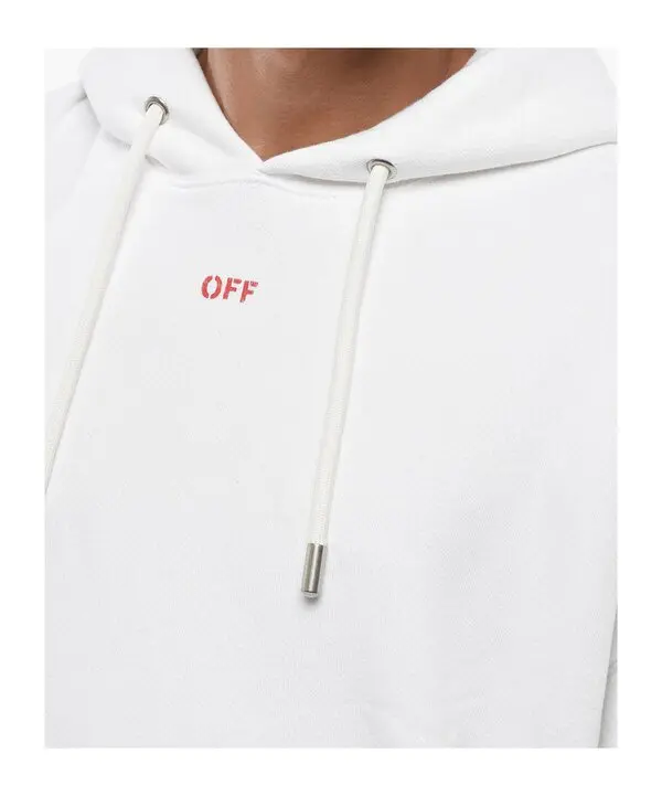 Off-White Smile Arrow Cotton Hoodie