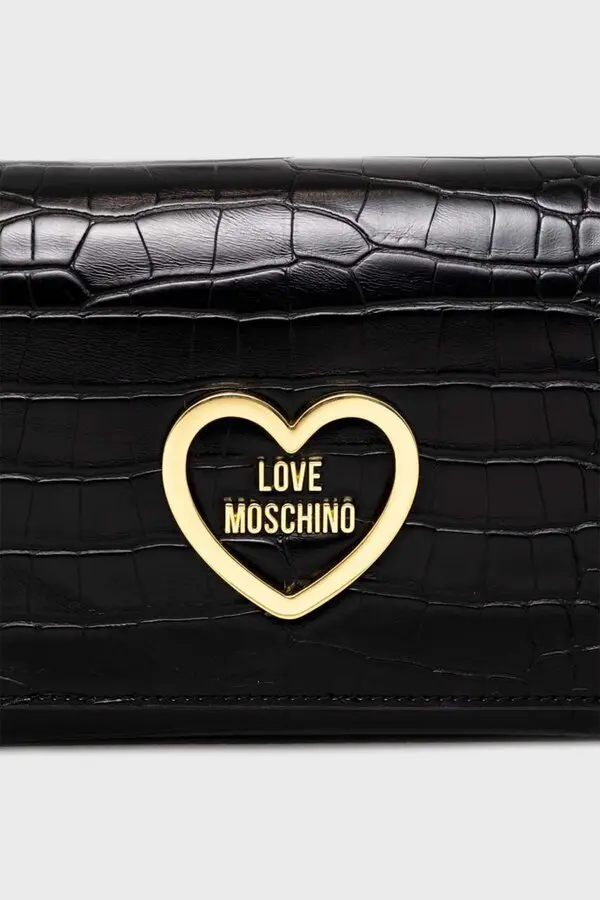 Moschino Crocodile-effect Crossbody Bag