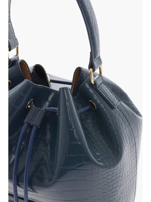 Moschino Logo-plaque Bucket Bag