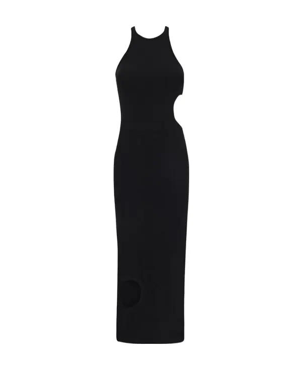 Off-White Meteor Cut-out Sleeveless Midi Dress