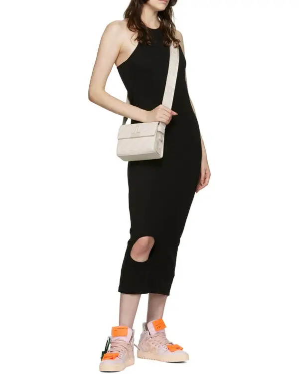Off-White Meteor Cut-out Sleeveless Midi Dress