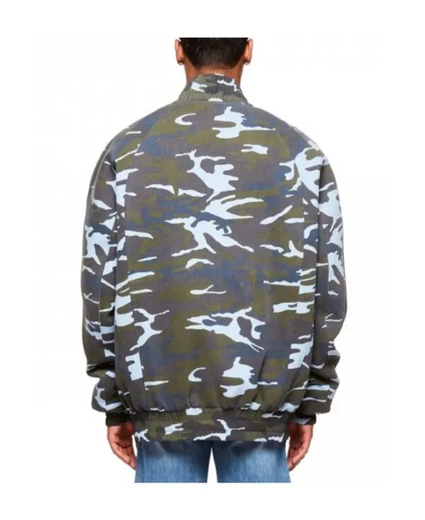 We11Done Camouflage-print Oversized Bomber Jacket