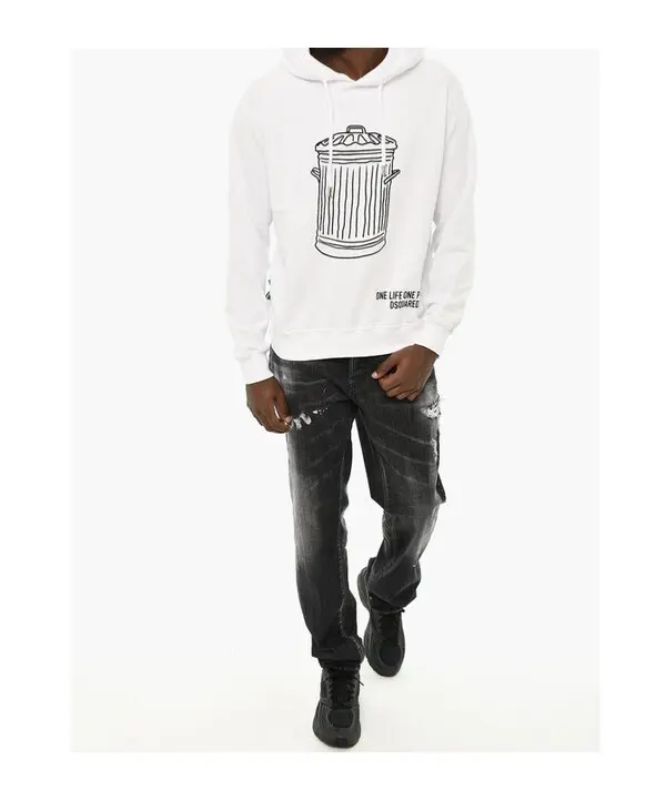 Dsquared2 Trash-print Hoodie