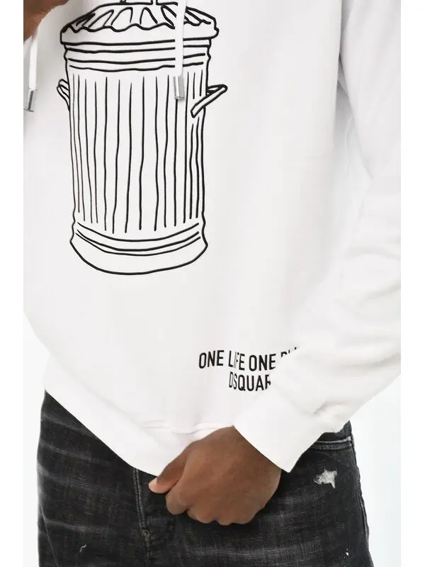 Dsquared2 Trash-print Hoodie