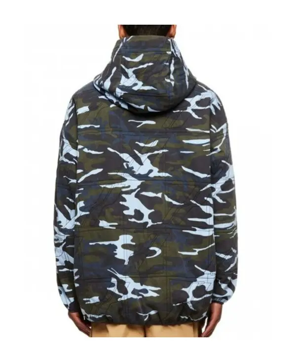 We11Done Camouflage Logo-patch Hoodie