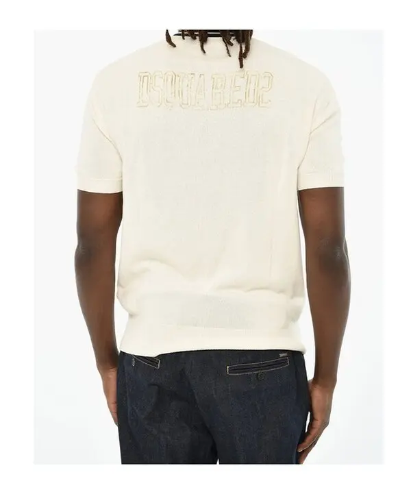 Dsquared2 Short-sleeve V-neck Sweater