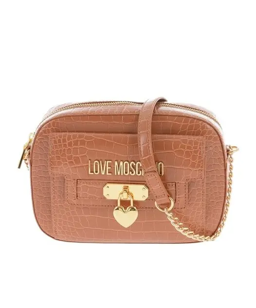 Moschino Zippered Shoulder Bag