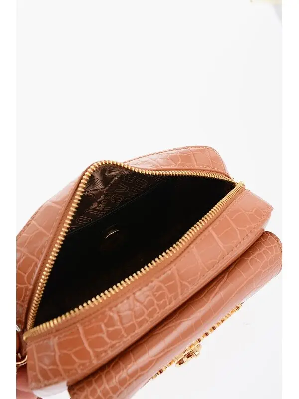 Moschino Zippered Shoulder Bag