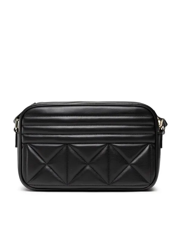 Moschino Quilted Logo Plaque Crossbody Bag