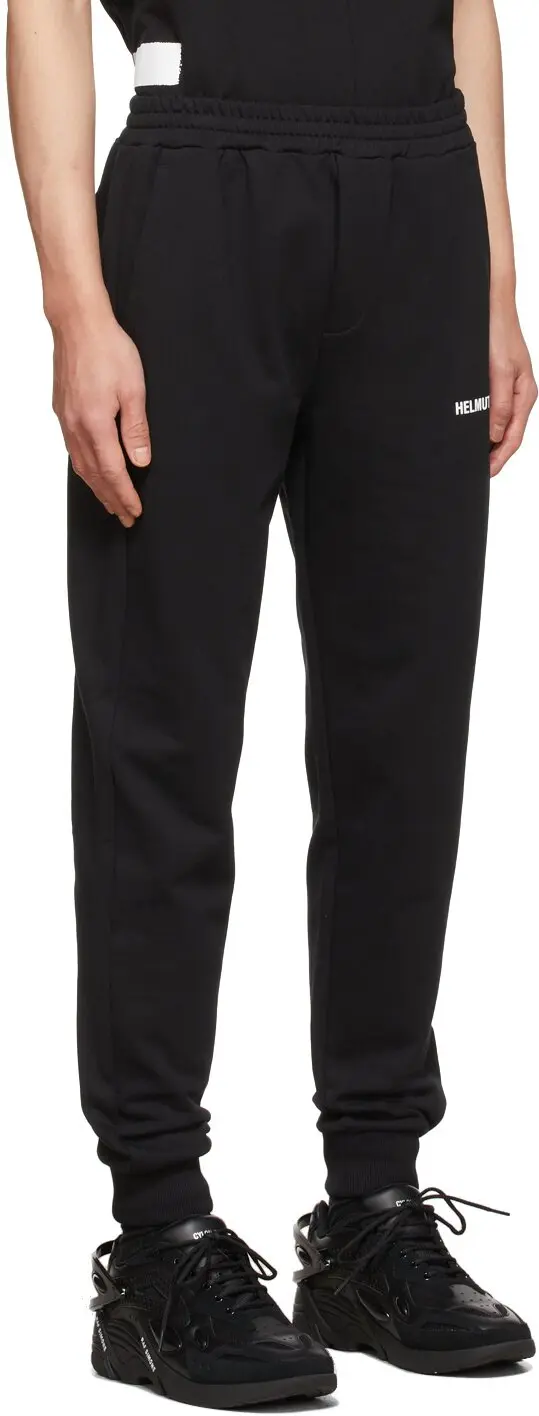 Helmut Lang Logo Printed Sweatpants