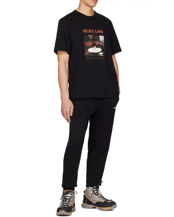 Helmut Lang Logo Printed Sweatpants