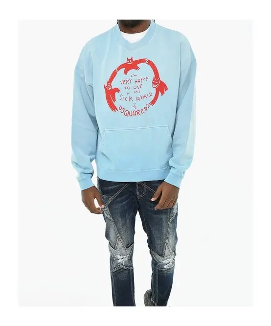 Dsquared2 Crew Neck Long-sleeved Sweatshirt