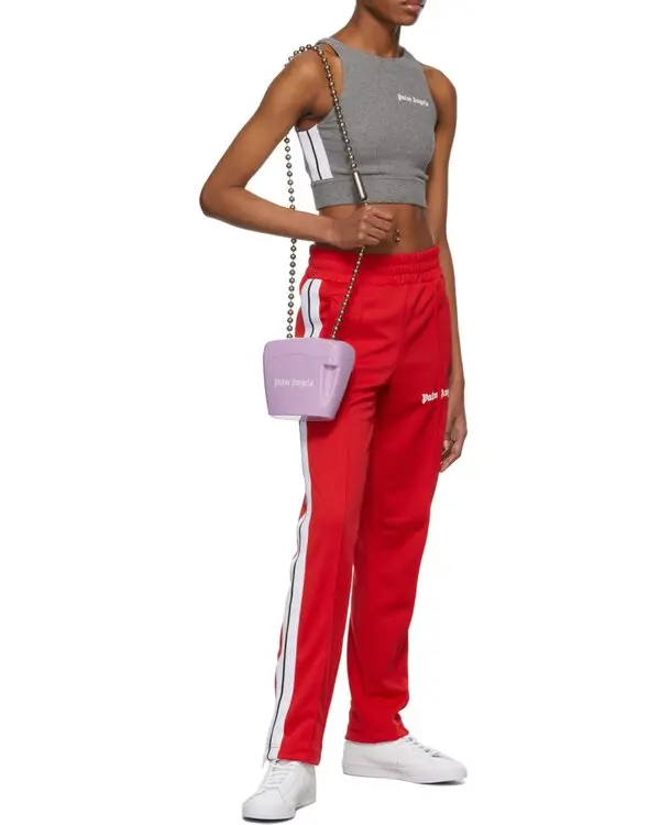 Palm Angels Logo-print Side-stripe Track Pants