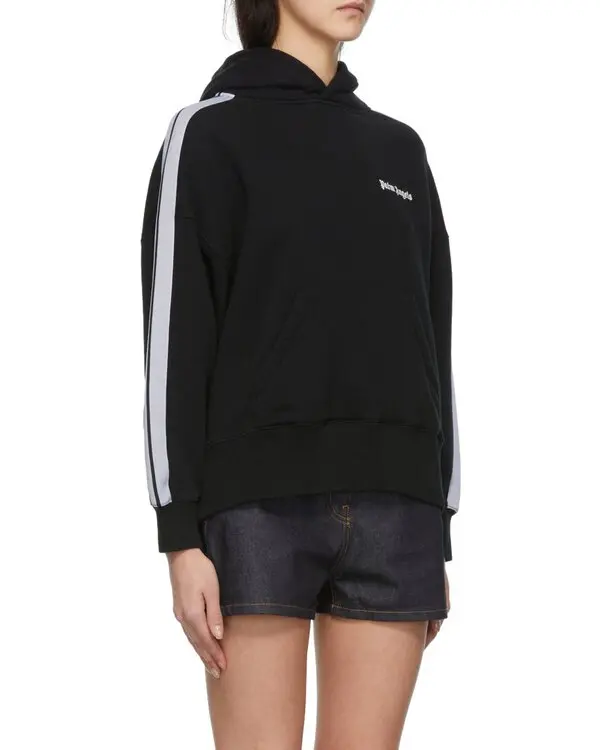 Palm Angels Logo-print Long-sleeve Hoodie