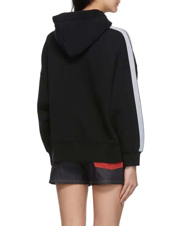 Palm Angels Logo-print Long-sleeve Hoodie