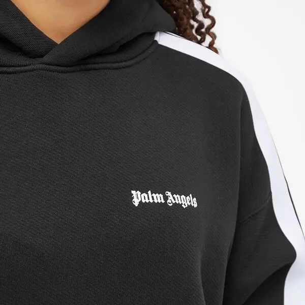 Palm Angels Logo-print Long-sleeve Hoodie