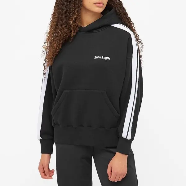 Palm Angels Logo-print Long-sleeve Hoodie