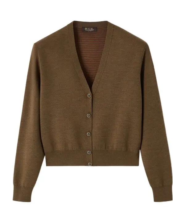Loro Piana Royal Lightness Cardigan - Brown