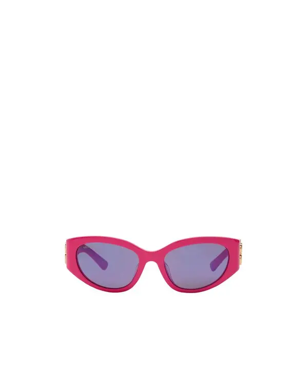 Balenciaga Minimalist Square Sunglasses - Purple