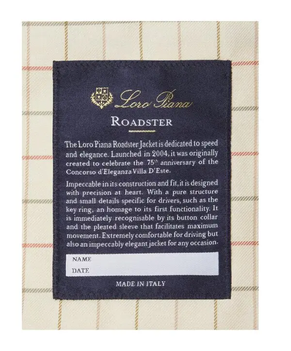 Loro Piana Roadster Mini Jacket