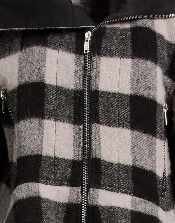 Rick Owens Plaid Casual Jacket