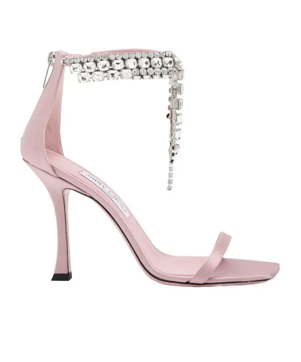 JIMMY CHOO Diamond High-heeled Sandals - Pink