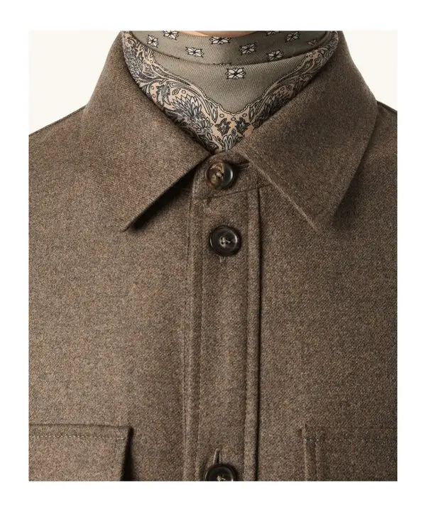 Loro Piana Jim Overshirt - Brown