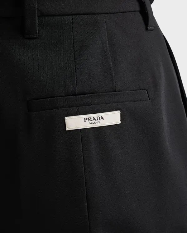 Prada Stretch Technical Fabric Pants