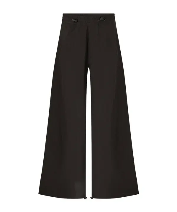 DIESEL® Wide-leg Trousers - Black
