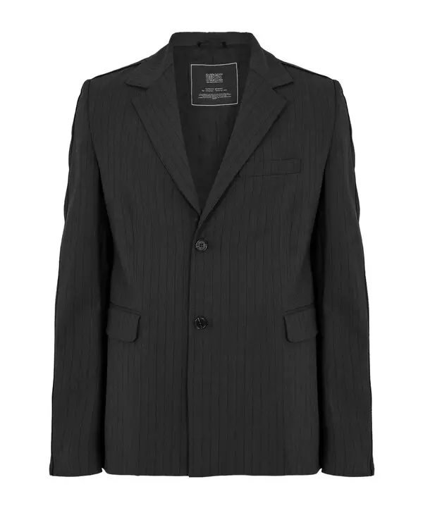 DIESEL® Thin-striped Single-breasted Blazer