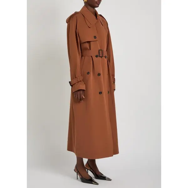 Saint Laurent Cotton Trench Coat