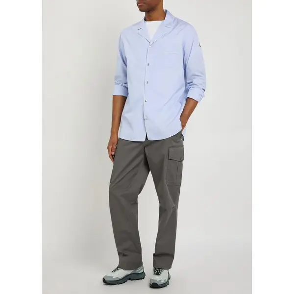 Moncler Notch Collar Long Sleeve Shirt