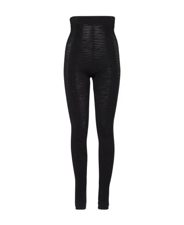 Balmain Knit Leggings - Black