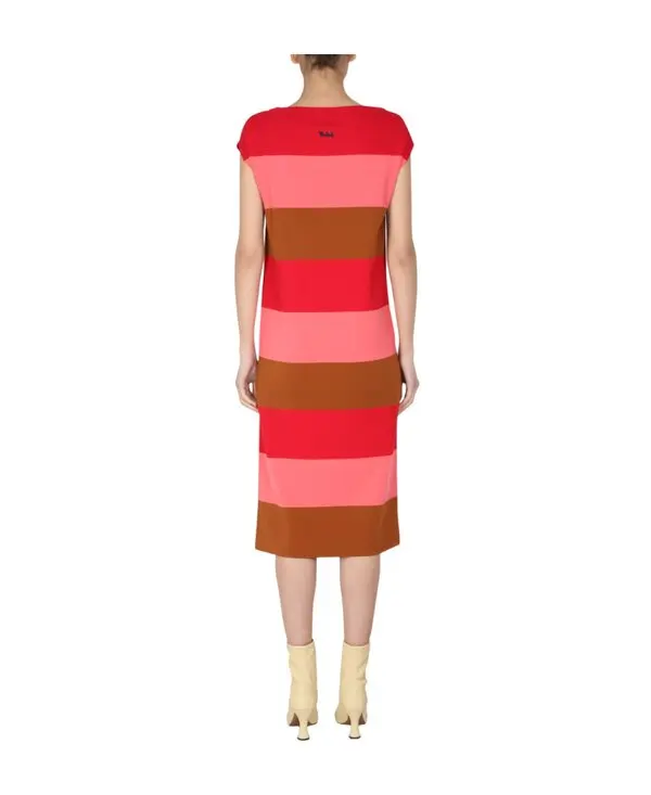 Woolrich Striped Midi Dress