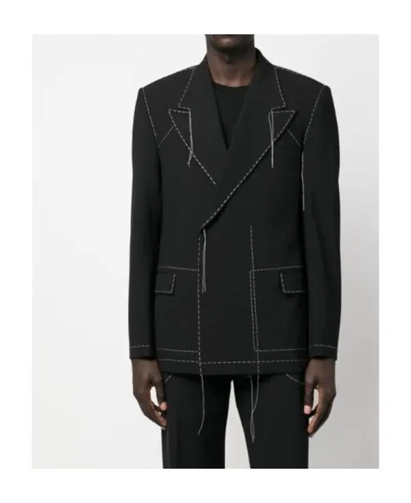 Off-White Stitch Tailored Double-breasted Blazer