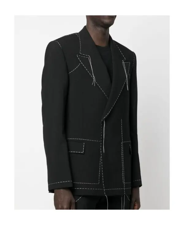 Off-White Stitch Tailored Double-breasted Blazer