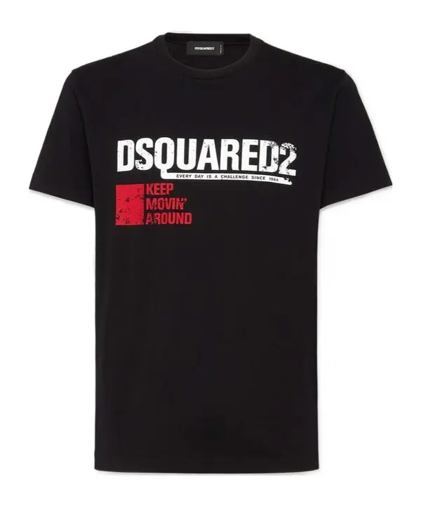 Dsquared2 Logo Printed Crewneck T-shirt