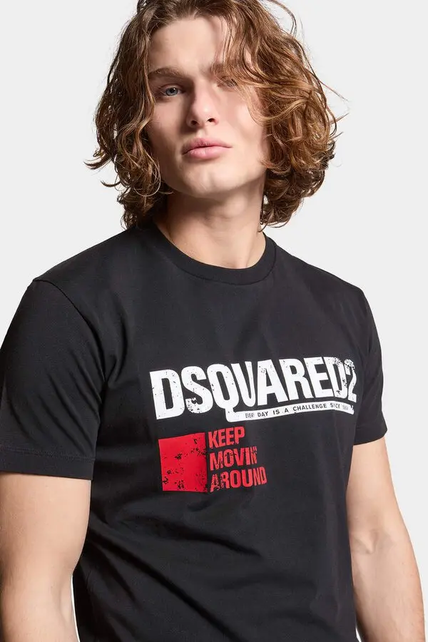 Dsquared2 Logo Printed Crewneck T-shirt