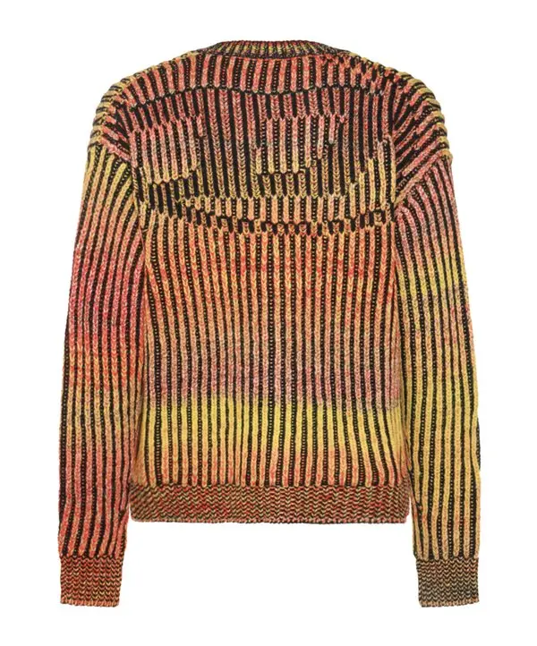 DIESEL® K-oakland-cr V-neck Ribbed Cardigan