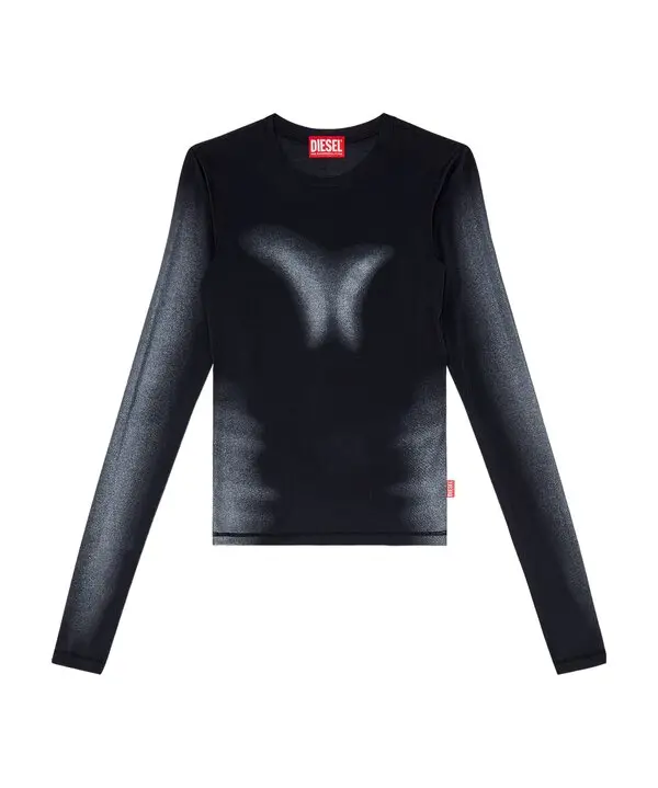 DIESEL® T-ilon Metallic Top - Black