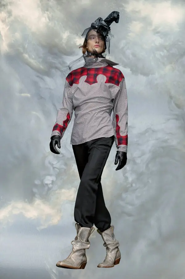 MAISON MARGIELA Pendleton Yoke Gingham Shirt
