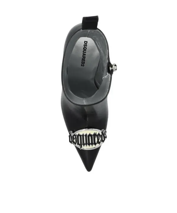 Dsquared2 Logo Plaque Ankle Boots