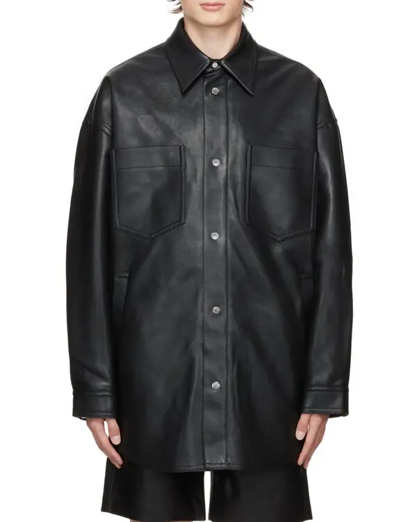 Nanushka Patch Pocket Long-sleeved Overshirt